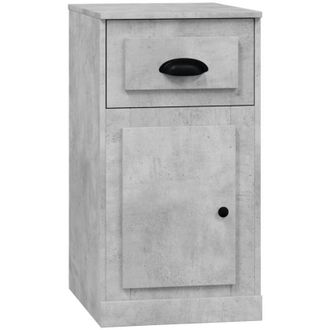 vidaXL Beistellschrank mit Schublade Betongrau 40x50x75 cm Vidaxl