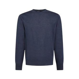 Emporio Armani Rundhals-Strickware - - Knitwear - Herren - Blau - L