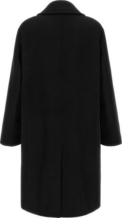 Fendi Virgin Wool and Angora Coat - Black