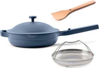 Our Place Always Pan 5,1-26,7 cm (2,6 Qt) Antihaftbeschichtete, ungiftige Keramik-Kochgeschirr | Patentierte 10-in-1-Aluminium-Brat- und Schmorpfanne | Sicher f