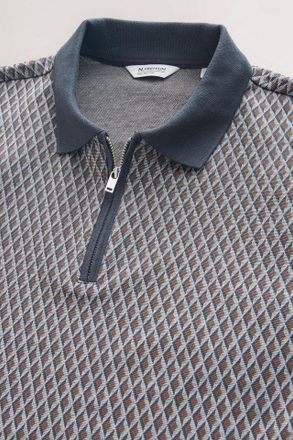 Next Poloshirt Gemustertes Poloshirt (1-tlg)
