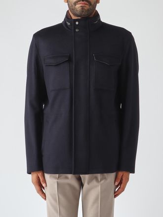 Herno Hemdjacke aus Schurwolle und Kaschmir mit abnehmbarer Kapuze