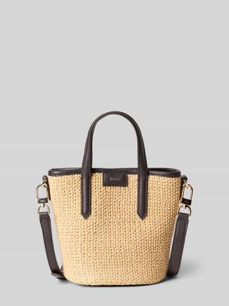 HUGO BOSS Umh&auml;ngetasche in Bast-Optik Modell JALA