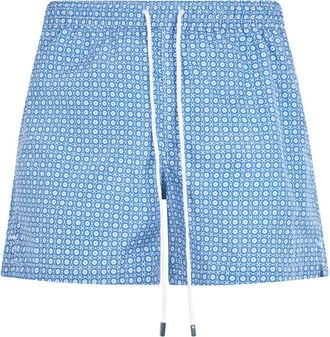 Fedeli Homme, Maillots de bain, Bleu, Taille: 3XL Madeira Swim Shorts