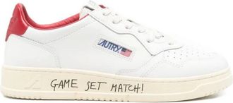 Autry Homme, Chaussures, Blanc, Taille: 44 EU Medalist Low Baskets