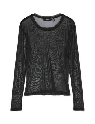 Vero Moda Vmlova Ls JRS Noos D&eacute;bardeur en Maille, Noir, XL