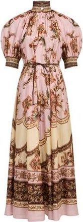 Zimmermann Robe longue &eacute;vas&eacute;e imprim&eacute;e