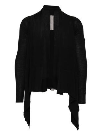 Rick Owens Asymmetrischer Cardigan - Schwarz