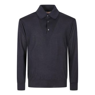 Herno Rundhals-Strickware - - Knitwear - Herren - Blau - L