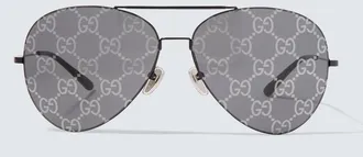 Gucci Lunettes de soleil aviateur GG