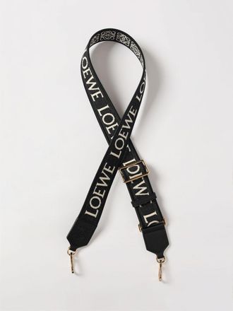 Loewe Verstellbarer Schulterriemen aus Canvas und Leder mit Jacquard-Logo