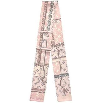 Louis Vuitton Pre-owned Vintage Silk Scarf - Femme - Pre-owned - Rose - Taille: ONE Size