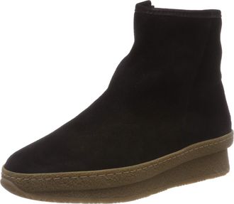 Pavement Damen Nora Wool Stiefeletten, Schwarz (Black Suede 017 017)