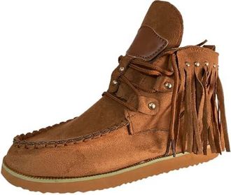 Generic Bottes Chaussures Pompon Bout Rond Cuir Casual pour Femmes Bottes Bottes Femme Bottes Bottes Femme Bottes Bottes Femme Bottes Hautes, marron, 38.5 EU