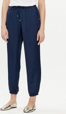 Liu Jo Stoffhose TA4253 T3810 Dunkelblau Relaxed Fit