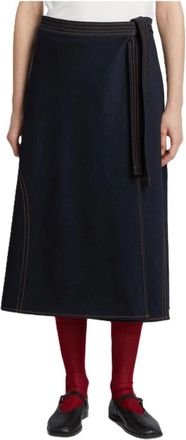 Max Mara Femme, Jupes, Bleu, Taille: 36 FR Mmlrane Skirt