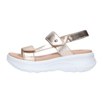 Panama Jack Goldene Ledersandalen Noor - - Shoes - Damen - Gelb - 40 EU