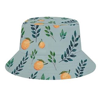 Generic Feuilles Vertes Orange (3) Chapeaux De Visière Anti-UV Chapeaux De Pêcheurs Mode Casquettes Visières pour Sports Chasse Femme