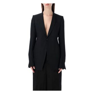 Rick Owens Extreme Soft Blazer - - Jackets - Damen - Schwarzk - M