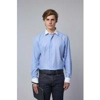 Tom Ford Wide Stripe Contrast Classic Fit Shirt