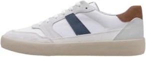 Geox U AFFILE B Baskets pour Homme, Blanches, Avio, Taille 43 EU, White Avio, 43 EU