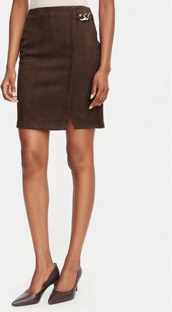 Rinascimento Rinascimento Minirock CFC0130583003 Dunkelbraun Slim Fit
