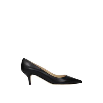 Jimmy Choo London Femme, Chaussures, Noir, Taille: 36 EU Escarpins en cuir &agrave; talon moyen