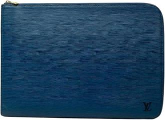 Louis Vuitton Pre-owned Poche Documents Portfolio - - Pre-owned - Damen - Blau - ONE SIZE
