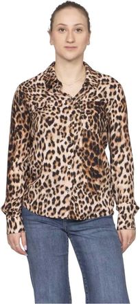 Moschino Femme, Blouses et Chemises, Brun, Taille: 40 FR Camicia 1101 Fantasia