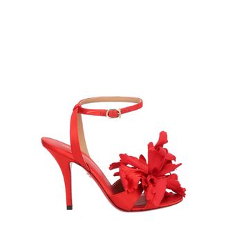 Ferragamo Runway Flowers - Femme - Chaussures - Rouge - Taille: 37 1/2 EU