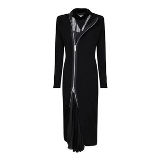 sacai Damen, Kleider, Schwarzk, MGr&ouml;&szlig;e