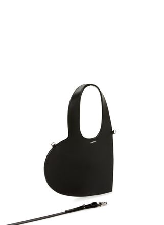 Coperni Leder - schwarzer Baby Herzbag