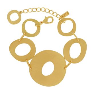 Dansk Copenhagen Mega Circle Bracelet - Femme - Accessoires - Jaune - Taille: ONE Size