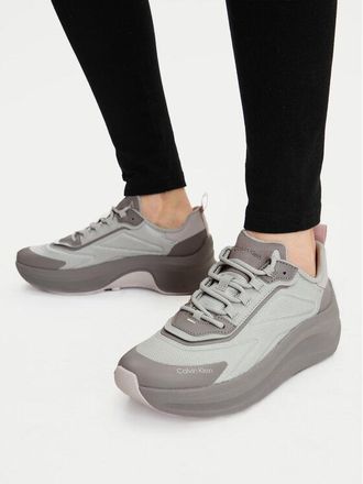Calvin Klein Sneakers Chunky Runner Laceup Hf Blst Ny HW0HW03111 Grau