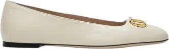Valentino Garavani Femme, Chaussures, Blanc, Taille: 36 EU Ballerines VLogo Signature en Nappa