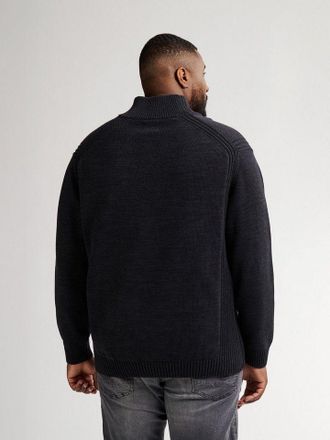 Petrol Industries Strickpullover mit Rippb&uuml;ndchen