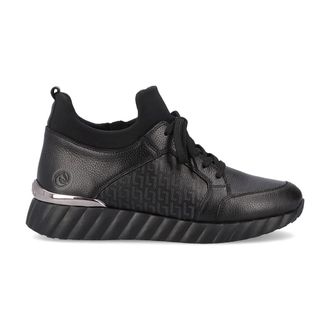 Remonte Schwarze Geschlossene Sneakers f&uuml;r Damen - - Shoes - Damen - Schwarzk - 39 EU