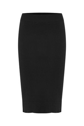 b.young BYMMMORLA Damen Rock Bleistiftrock Midirock elastisch elastischer Bund Slim fit, Gr&ouml;&szlig;e:XXL, Farbe:Black (200451)