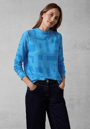 Cecil Langarmshirt mit Stehkragen