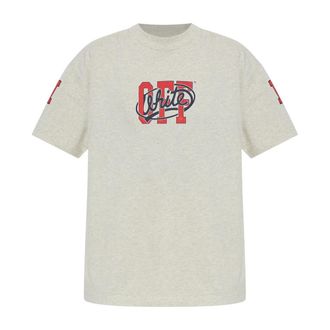 Off-white Logo T-Shirt - - Tops - Damen - Grau - S