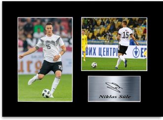 Generic Niklas Süle Signiertes Foto Halterung für Fotodisplays A4 Plakate Poster
