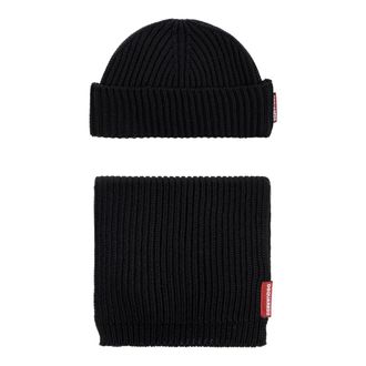 Dsquared2 Set: Hut und Schal - - Accessories - Herren - Schwarzk - ONE SIZE