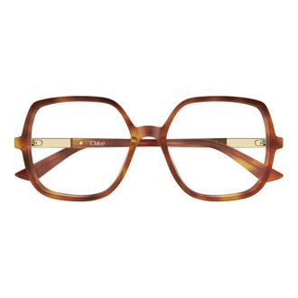 Chlo&eacute; Geometrischer optischer Rahmen - - Accessories - Damen - Braun - 54 MM