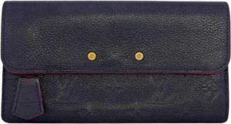 Louis Vuitton Portefeuille Long Monogram Empreinte doccasion (Pliable) - Femme - Pre-owned - Bleu - Taille: ONE Size