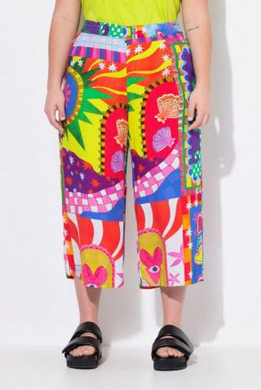 Angel Of Style Schlupfhose Hose weit und gerade Mustermix-Druck