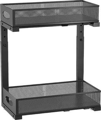 Generico Aufbewahrungslösung unter der Spüle: Robuster Organizer für maximale Küchenfläche, langlebig und vielseitig, feuchtigkeitsbeständig und verhindert str