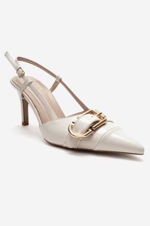 Prologue Noen Schnalle Spitzer Zehenbereich Stiletto Pumps