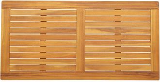 vidaXL Plateau de table Marron 110 x 55 x 2 cm Bois dacacia massif Vidaxl