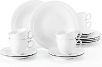 SELTMANN WEIDEN 001.736893 Kaffeeservice 18-teilig Trio wei&szlig;, 43.0 x 24.0 x 18.1 cm