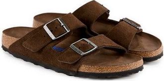Birkenstock Mules plates Arizona en cuir daim